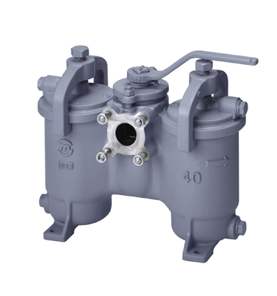 H-type DUPLEX OIL STRAINER | MIZUNO STRAINER INDUSTRIES CO., LTD.